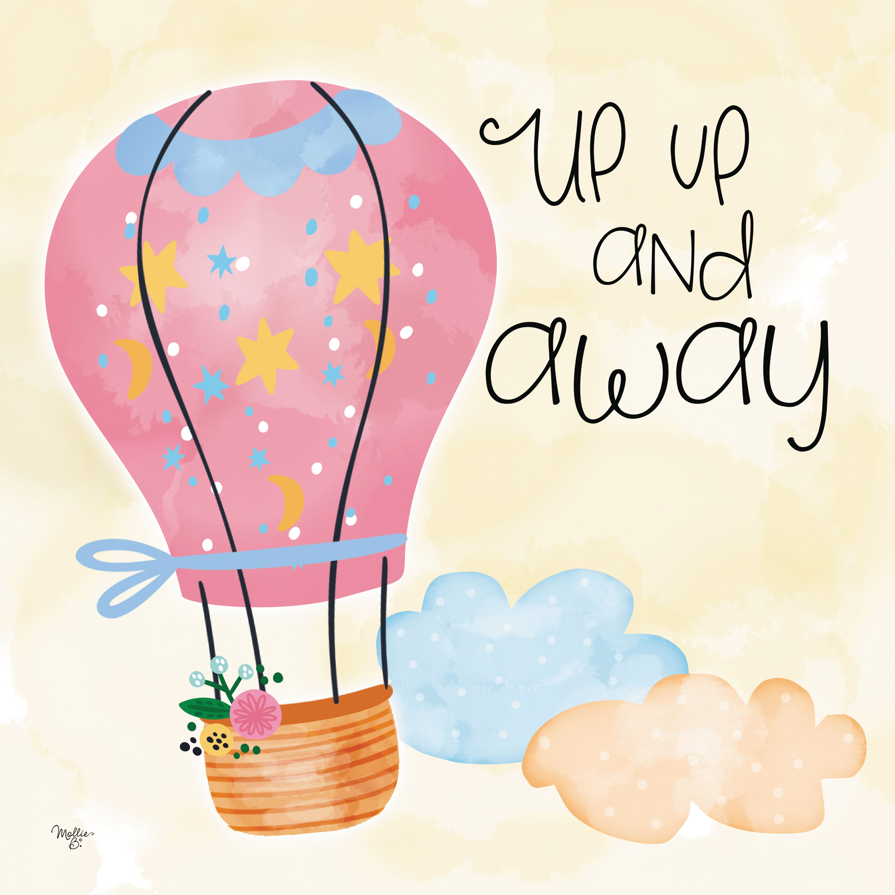 Trinx Up, Up and Away - Wrapped Canvas Print | Wayfair