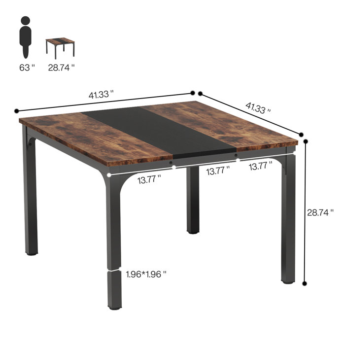 17 Stories Akul Extra Long Computer Desk, Large Workstation for Home ...