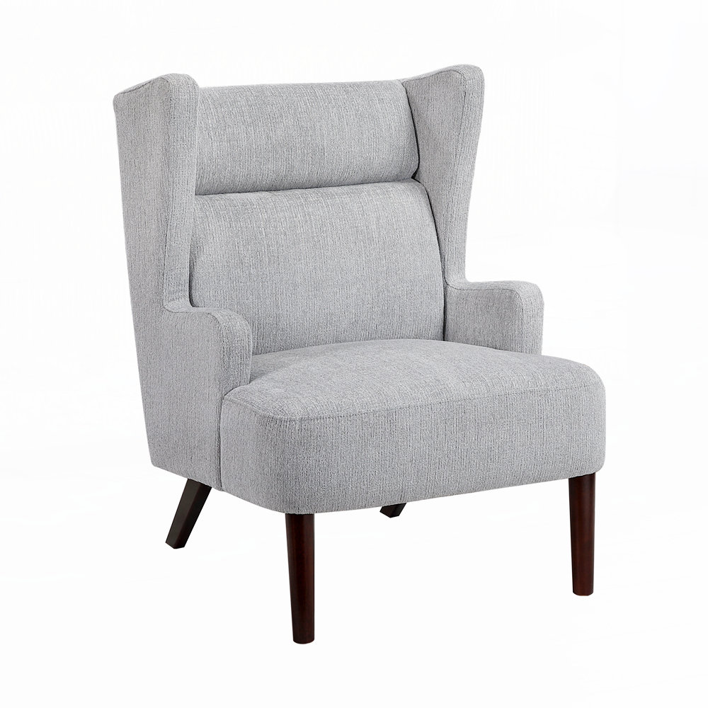 Darby Home Co Wingback Accent Chair Chenille Upholstery Plywood Frame ...