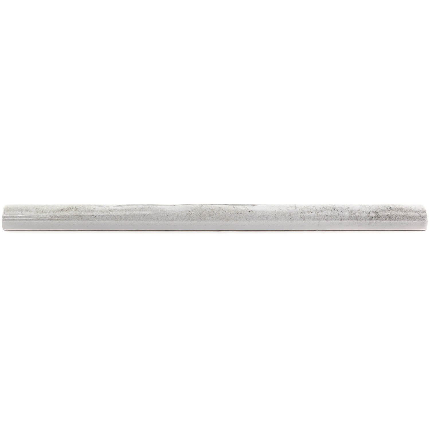 Bond Tile Chateau 12" x 0.75" Ceramic Pencil Liner Tile Trim in Gray ...