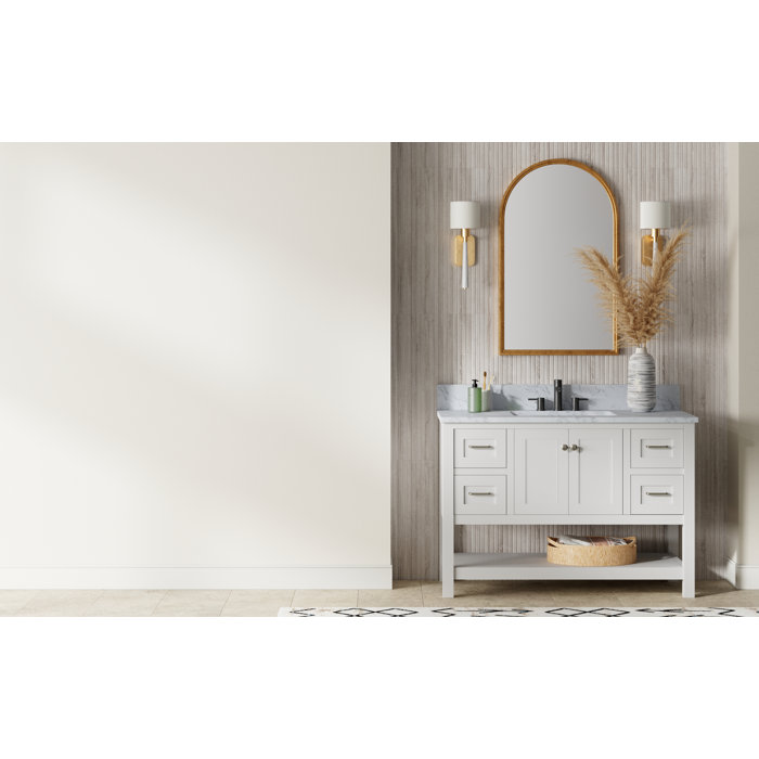 Bond Tile Auburn Ribbon 24 in. x 48 in. Porcelain Ribbed Wood Look Wall ...