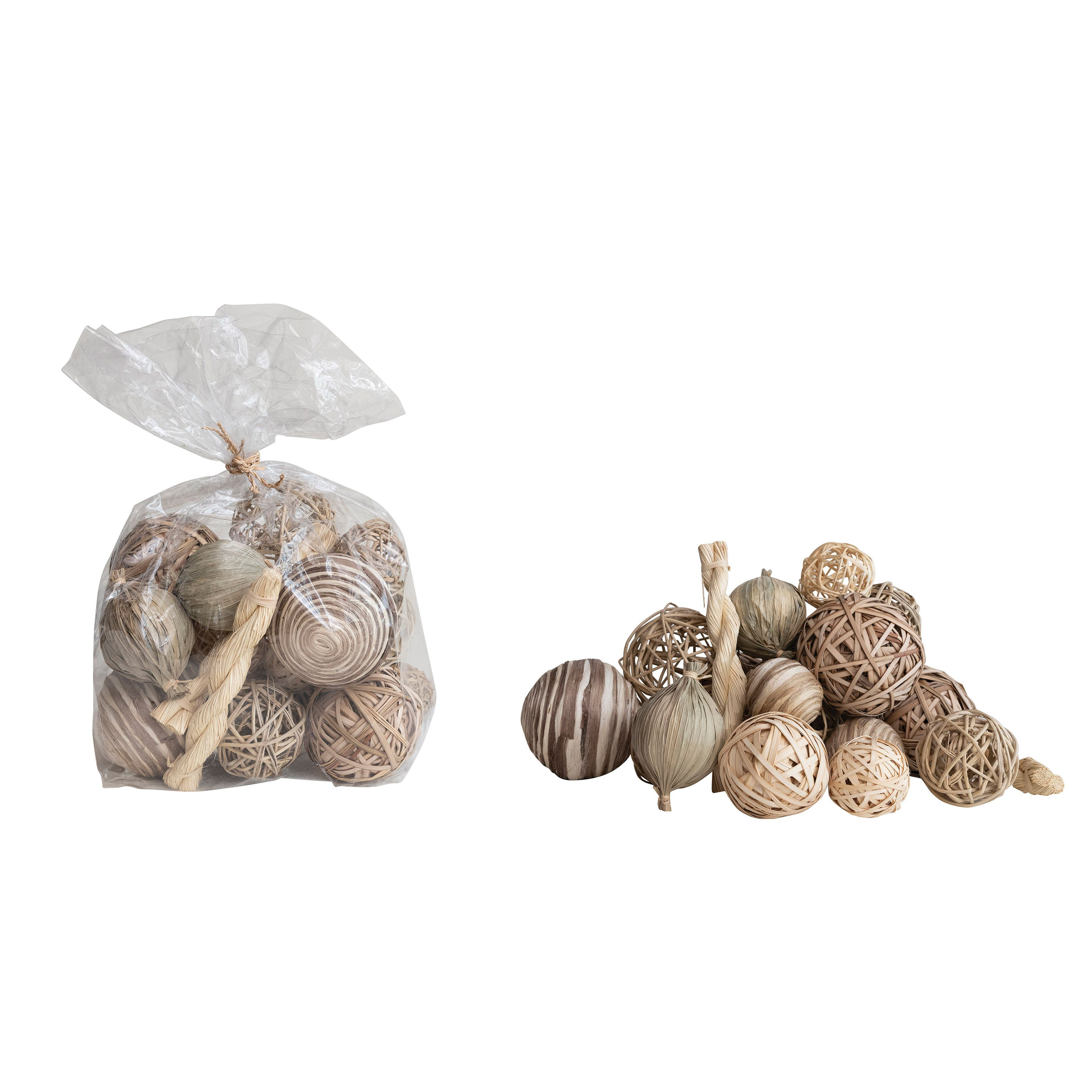 The Holiday Aisle® Round Dried Natural Organic Mixed Orbs In Bag | Wayfair