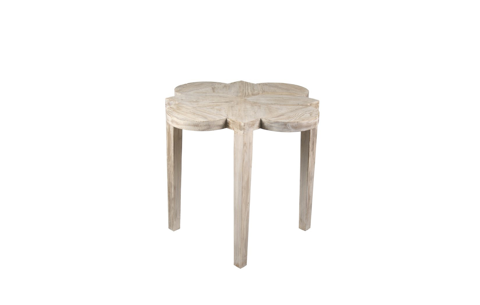 CFC Reclaimed Lumber Quatre Feuille Side Table | Wayfair