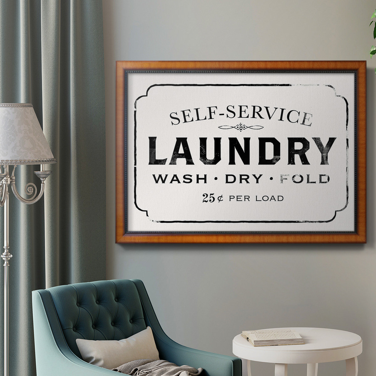 Trinx Fluff & Fold II - Picture Frame Print on Canvas - Wayfair Canada