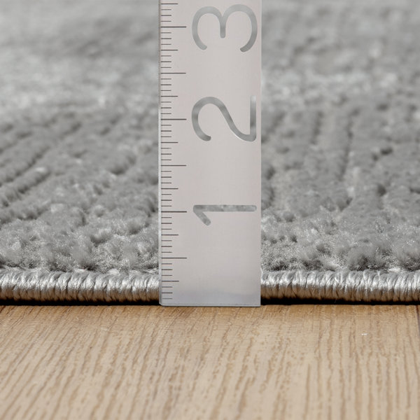 Ebern Designs Modern Solid Textured Area Rug & Reviews | Wayfair
