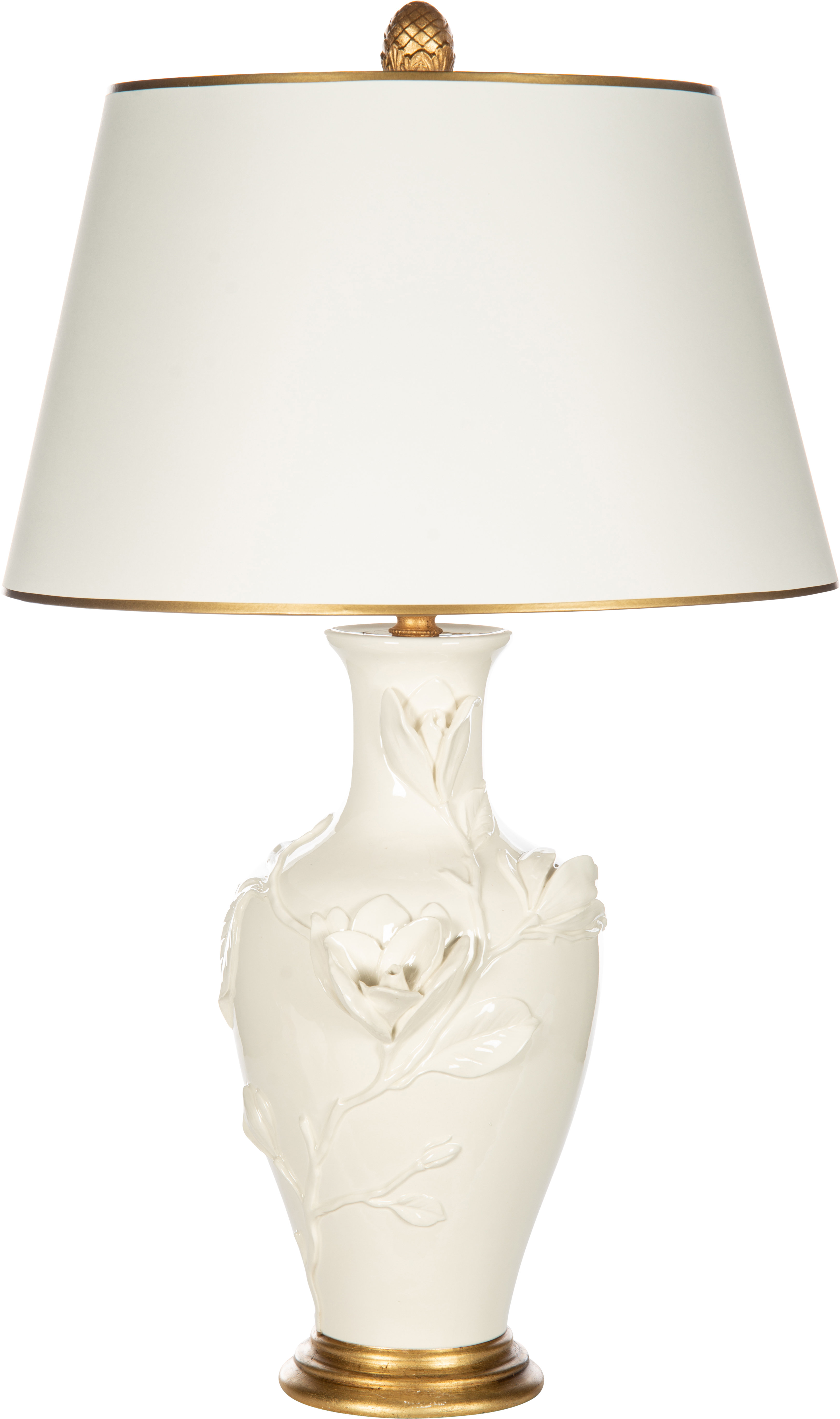 Bradburn Home Snow Magnolia 28" Table Lamp | Wayfair