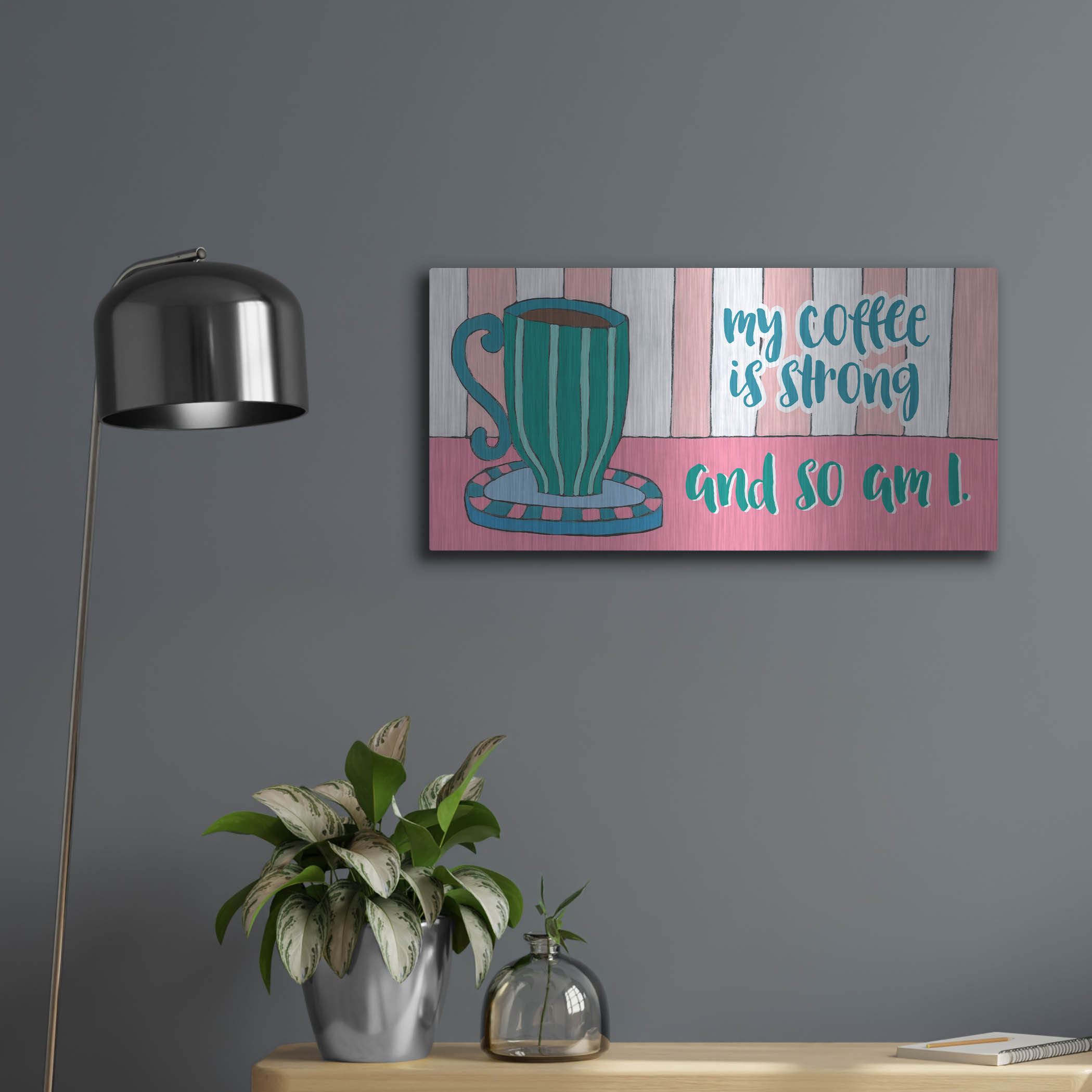 Trinx Mid Morning Coffee Collection D' by Regina Moore, Metal Wall Art ...