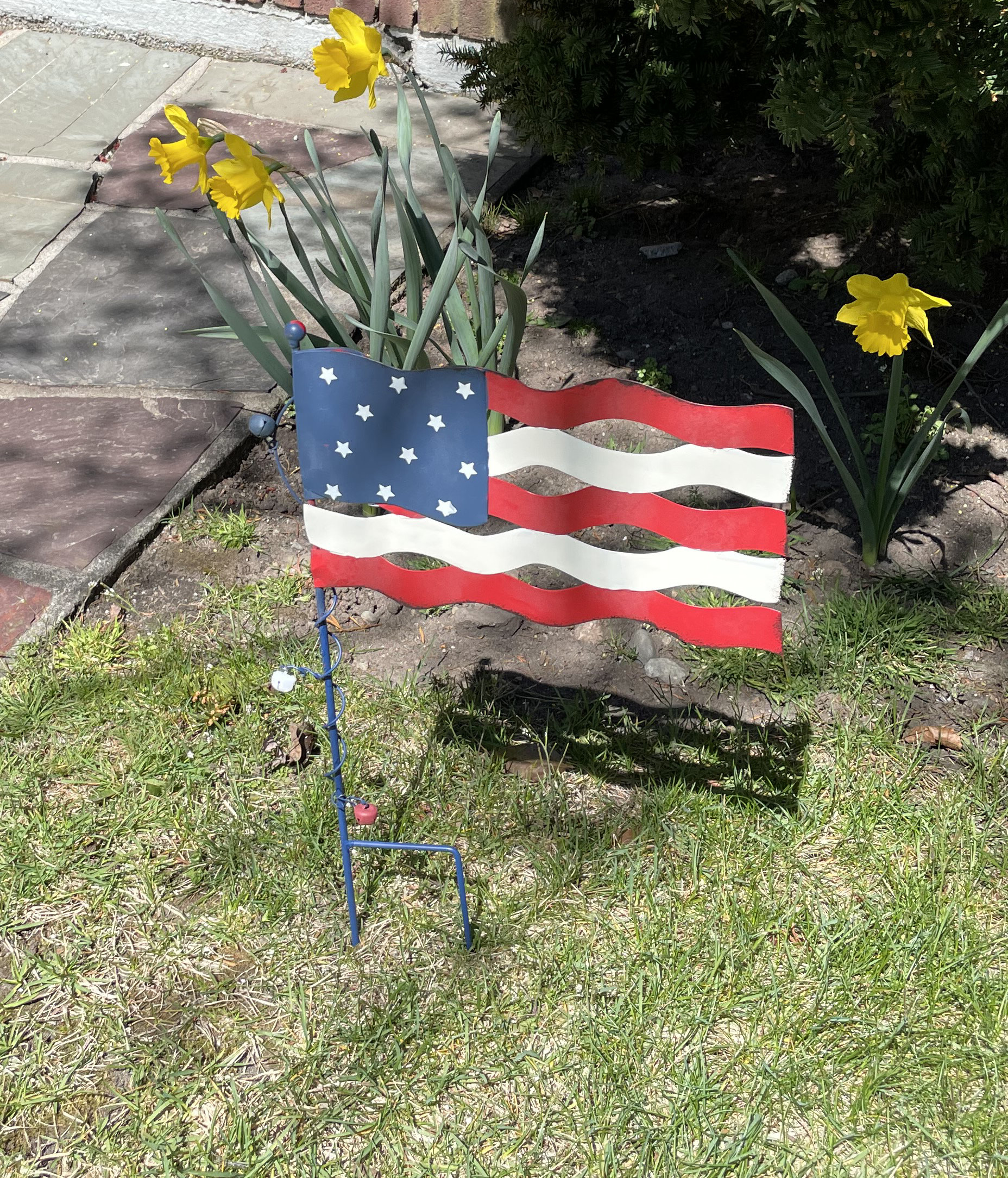August Grove Cerny 20" American Flag Garden Stake & Reviews - Wayfair ...