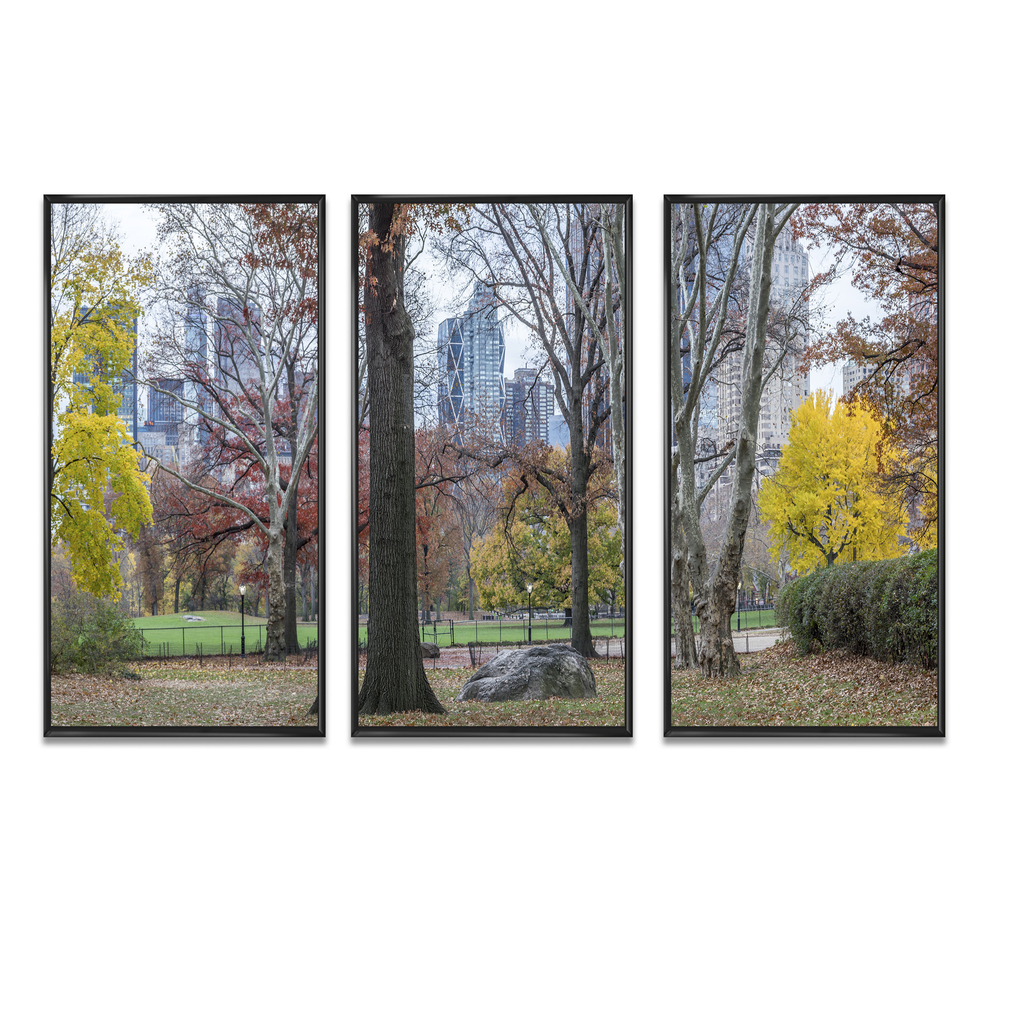 Red Barrel Studio® - 3 Piece Floater Frame Photograph on Canvas | Wayfair