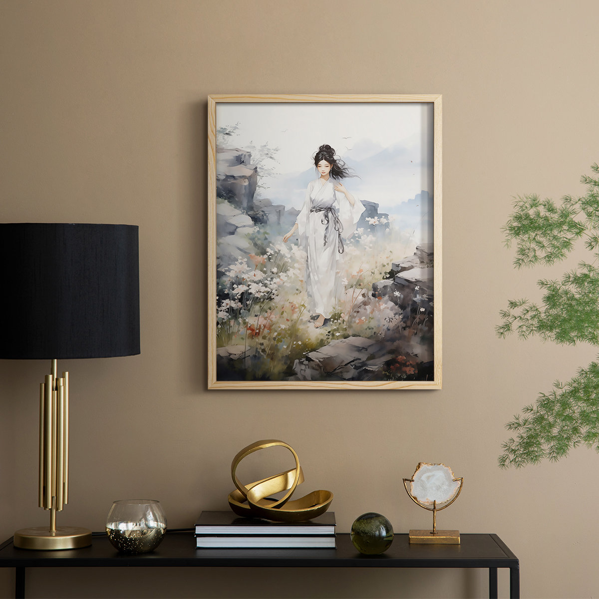 Charlton Home® WOMEN Series DXIV Framed Print - Solid Wood | Wayfair