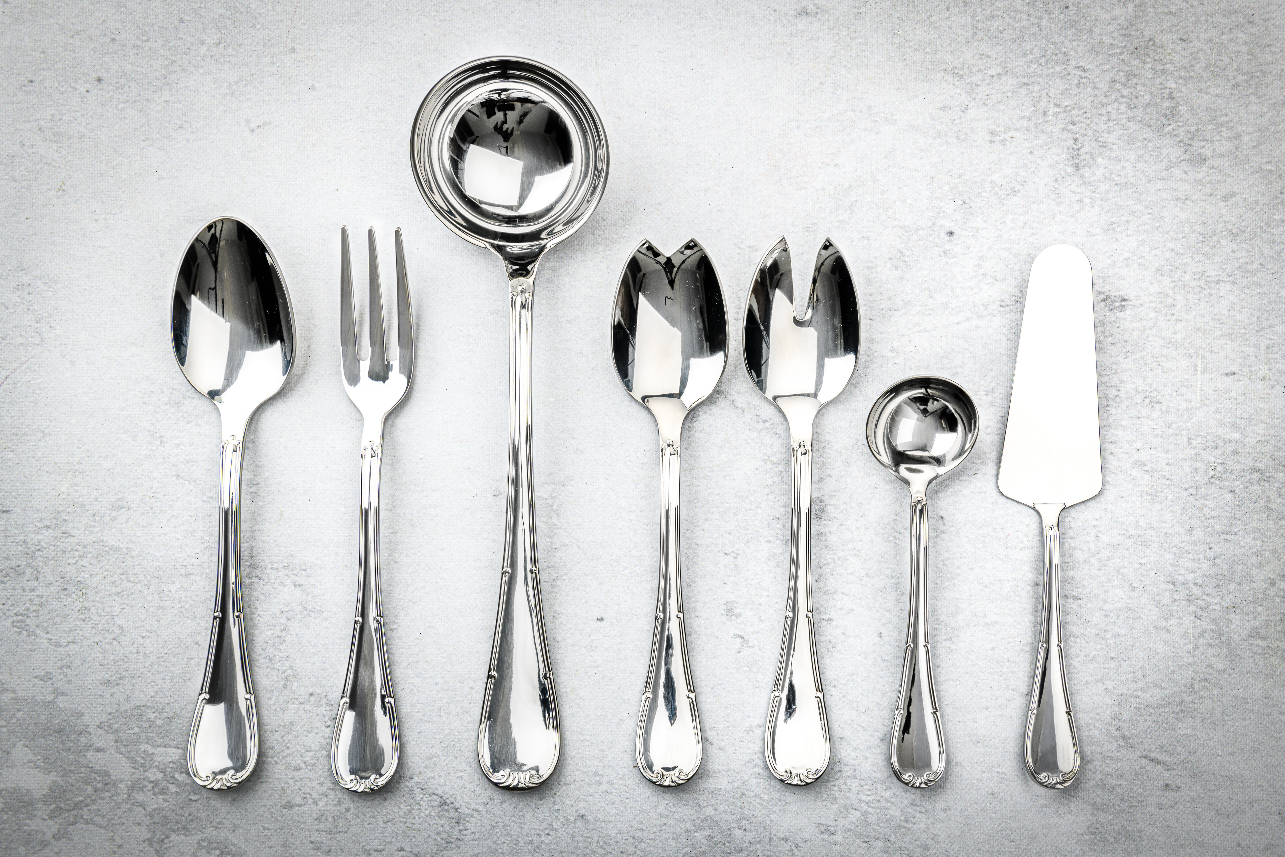 MEPRA Full Serving Set 7Pcs Raffaello Stainless Steel | Wayfair