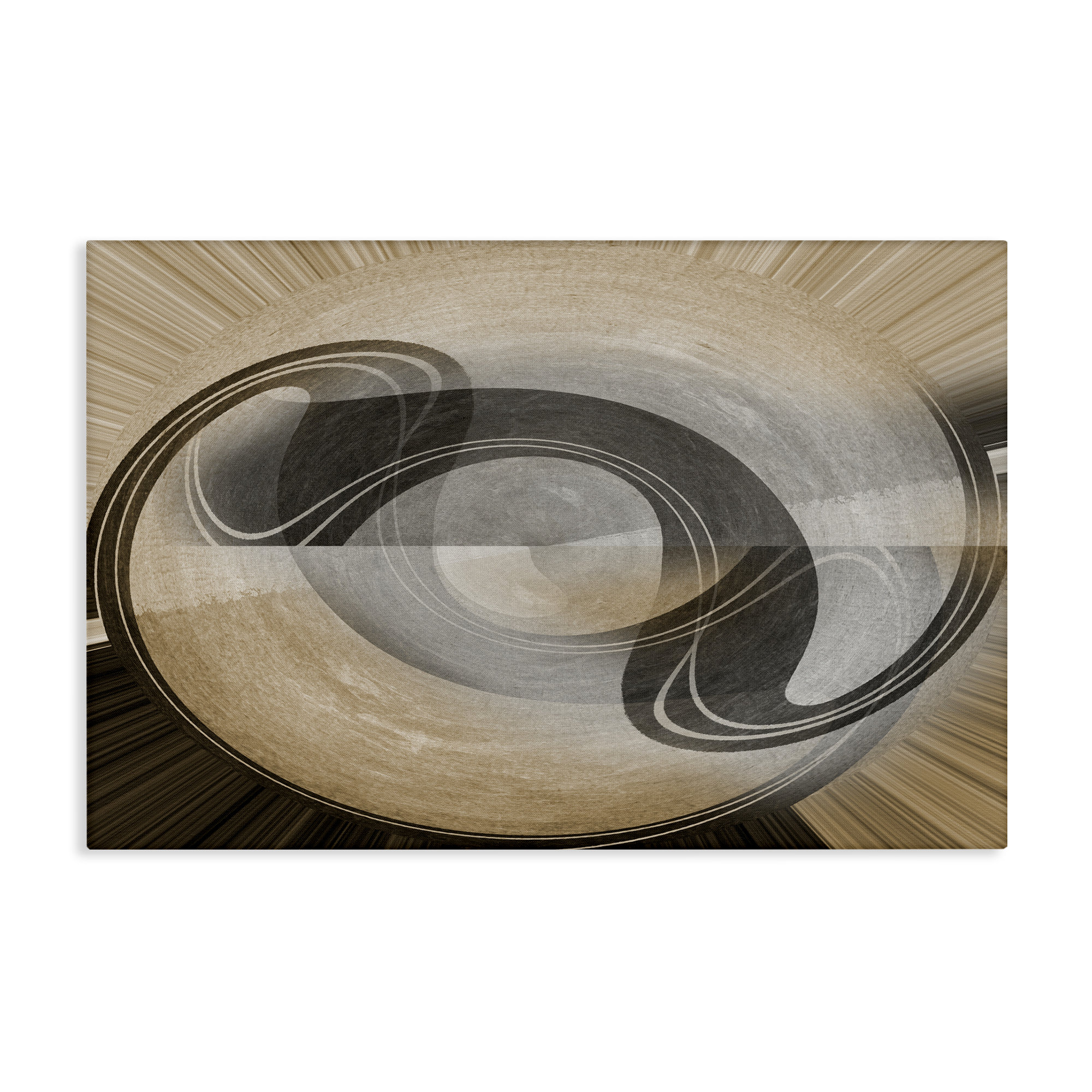 Wrought Studio™ Curved Swoop Shape Canvas Wall Art by Noah Bay | Wayfair