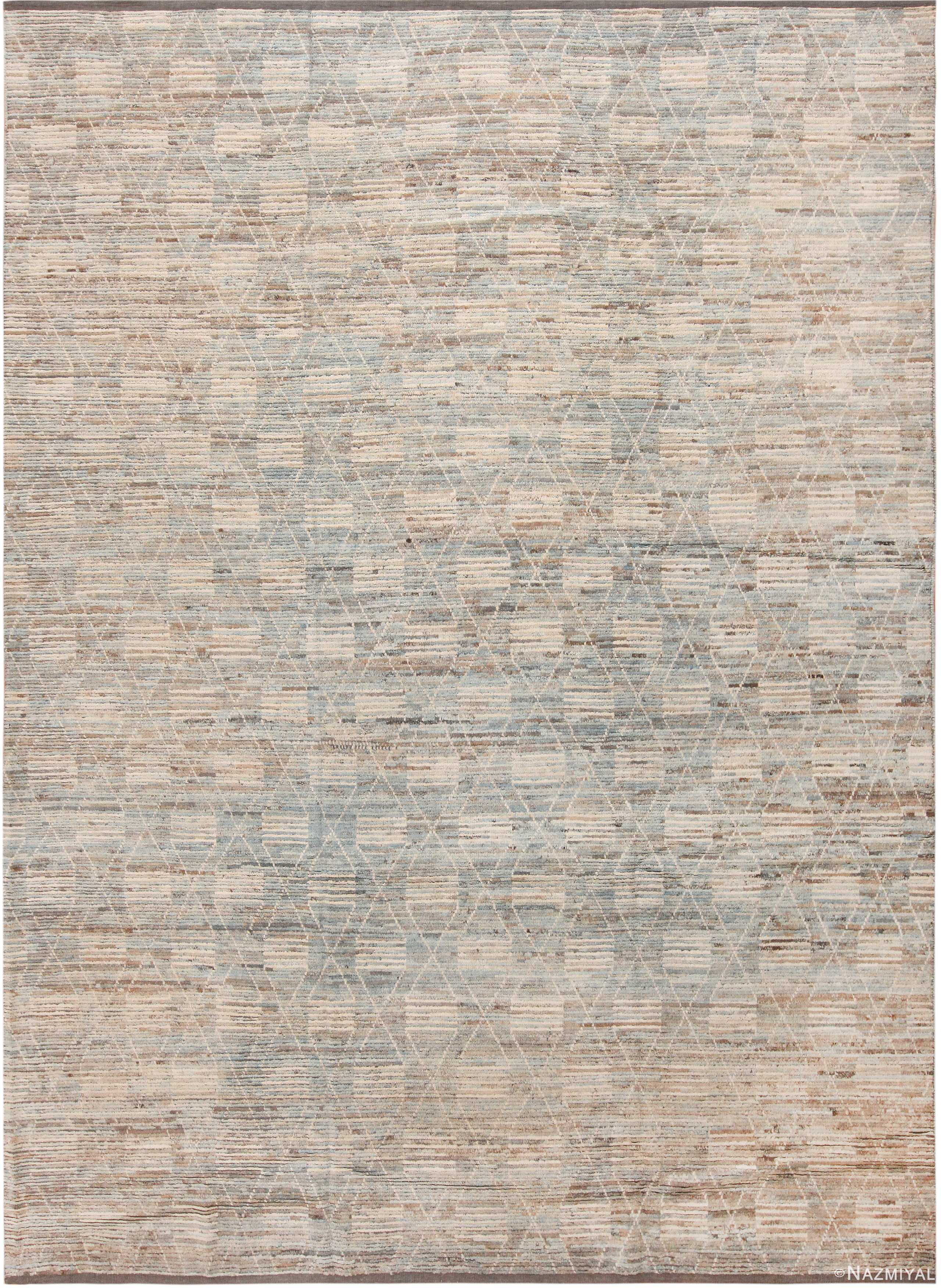 Nazmiyal Collection One-of-a-Kind Geometric Primitive Allover Design ...