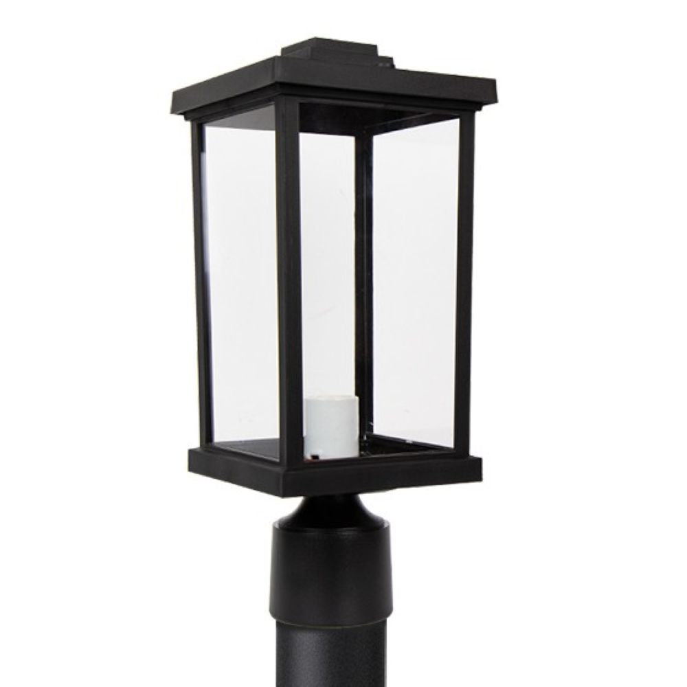 Solus Artisan Square Post Top Fixture with Clear Acrylic Lens | Wayfair