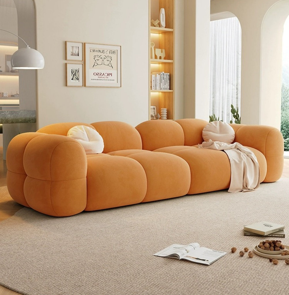GEMEZO Italian Style Simple Creative Leisure Sofa 110.2'' | Wayfair