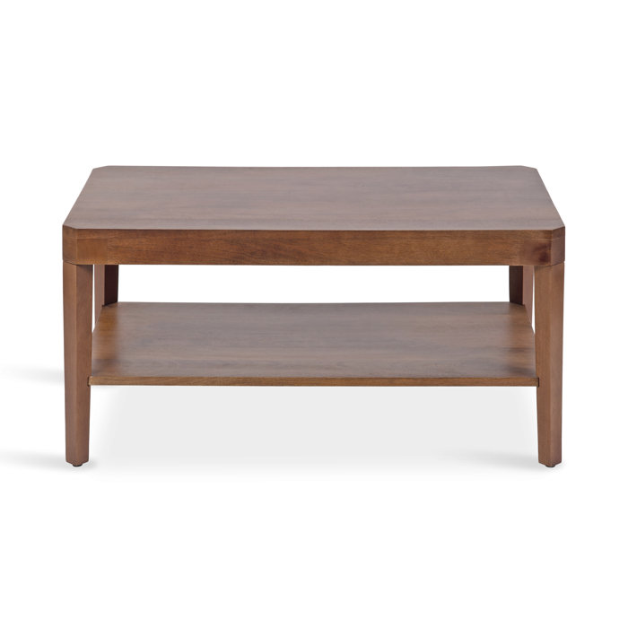 Birch Lane™ Ardentown Solid Wood Frame Coffee Table with Storage ...