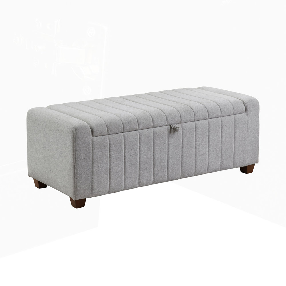Latitude Run® Contemporary Upholstered Bench with Internal Storage 1pc ...