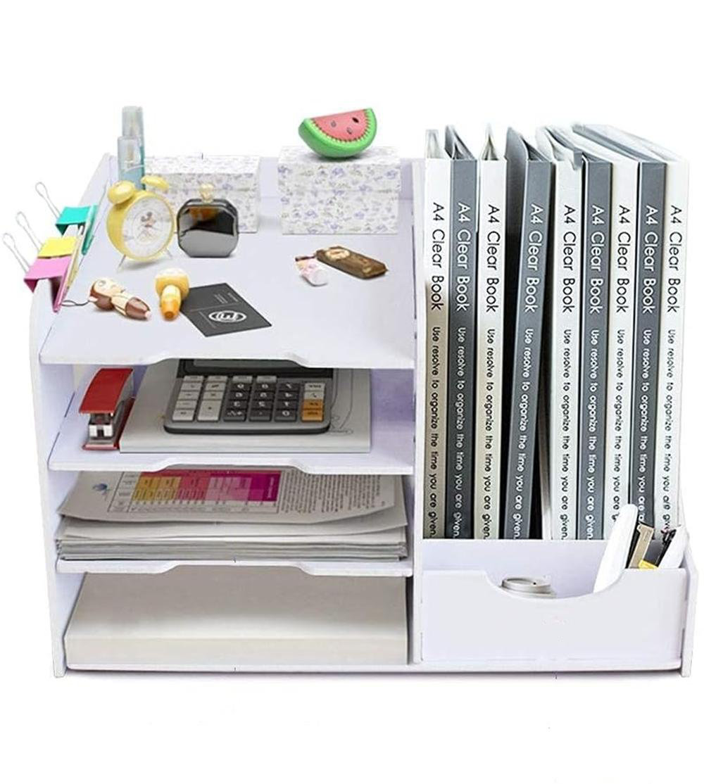 Hokku Designs 4 Tier Vertical and Horizontal Document Holder - Wayfair ...