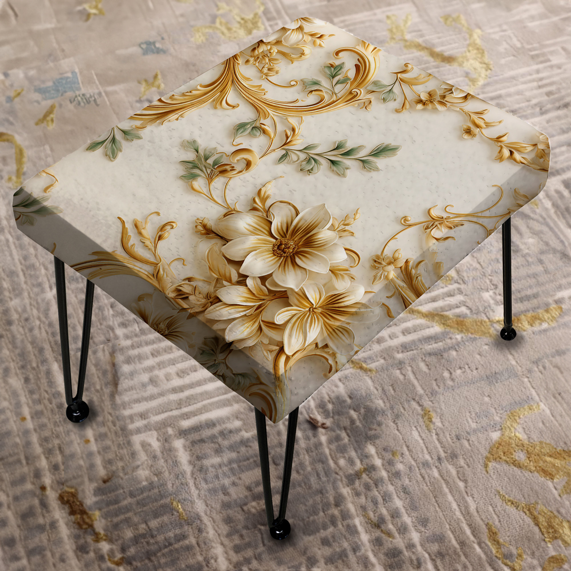 Design Art Vintage Ornamental Frames Victorian Pattern III - Damask ...