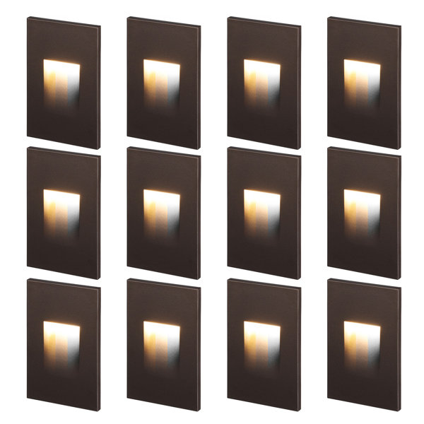 LEONLITE Integrated LED Metal Step Light Kit | Wayfair