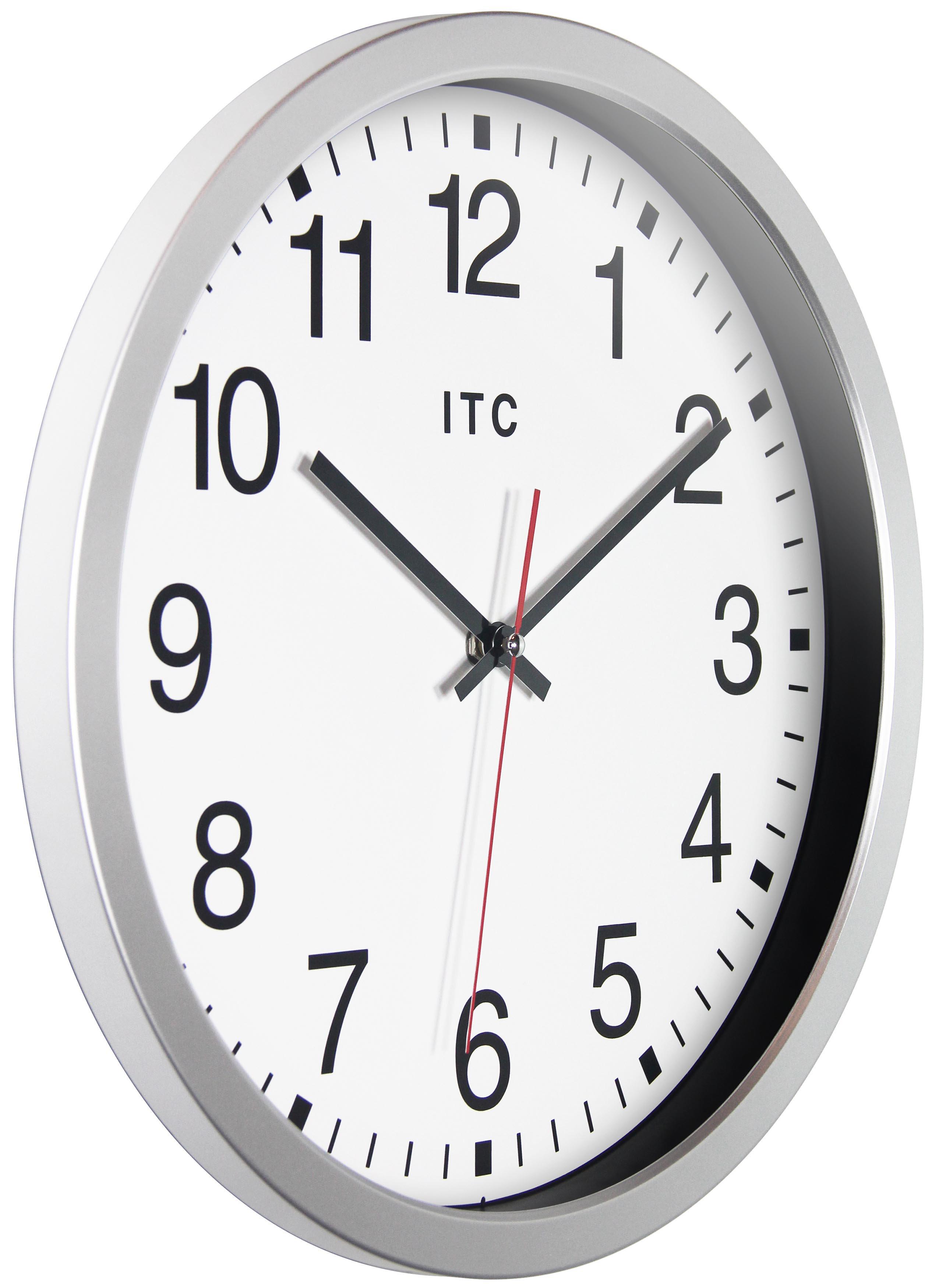 Ebern Designs Asharani ITC Round Plastic Wall Clock 14 Inches - Wayfair ...