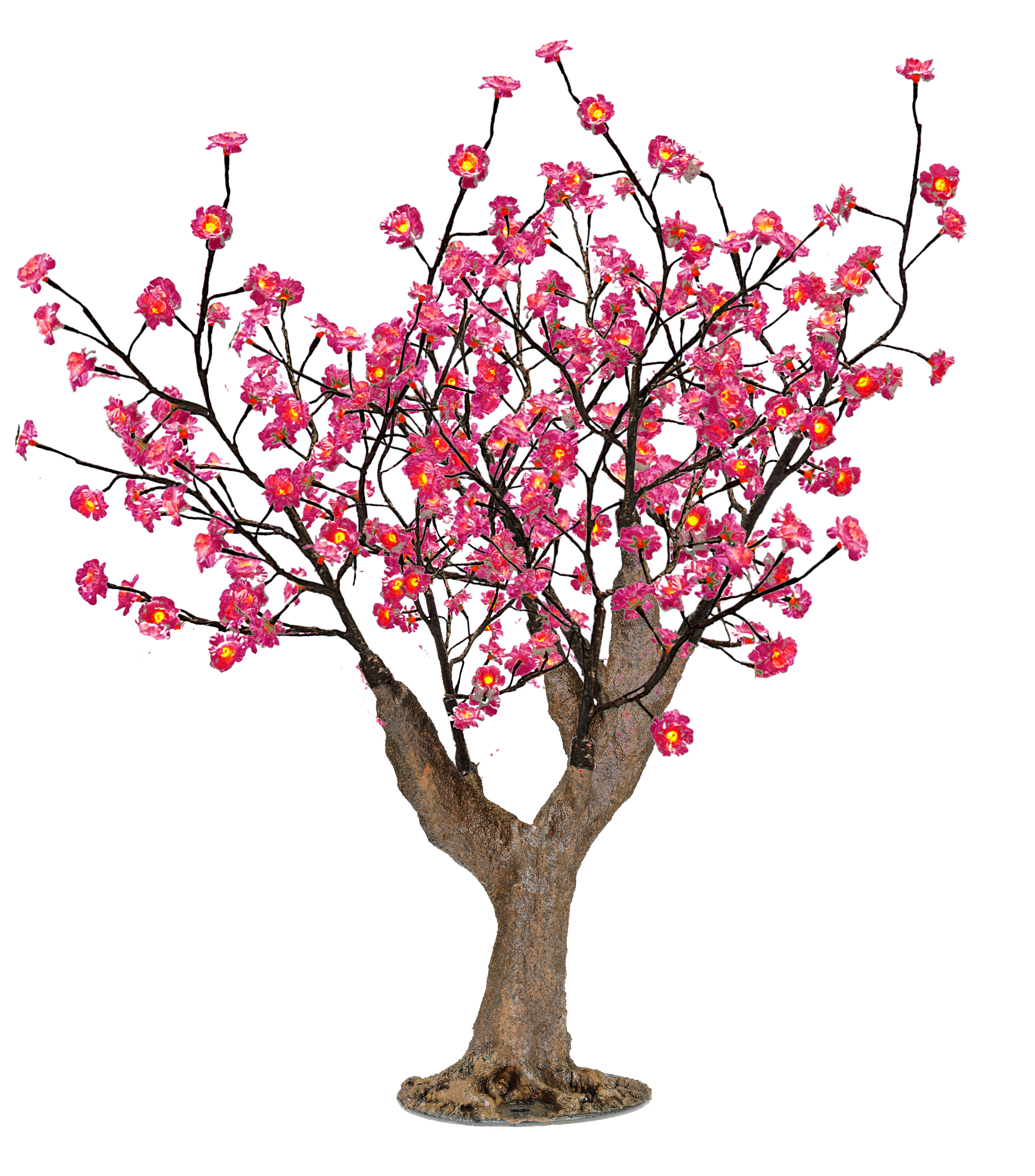 The Holiday Aisle® Peach Blossom Lighted Tree | Wayfair