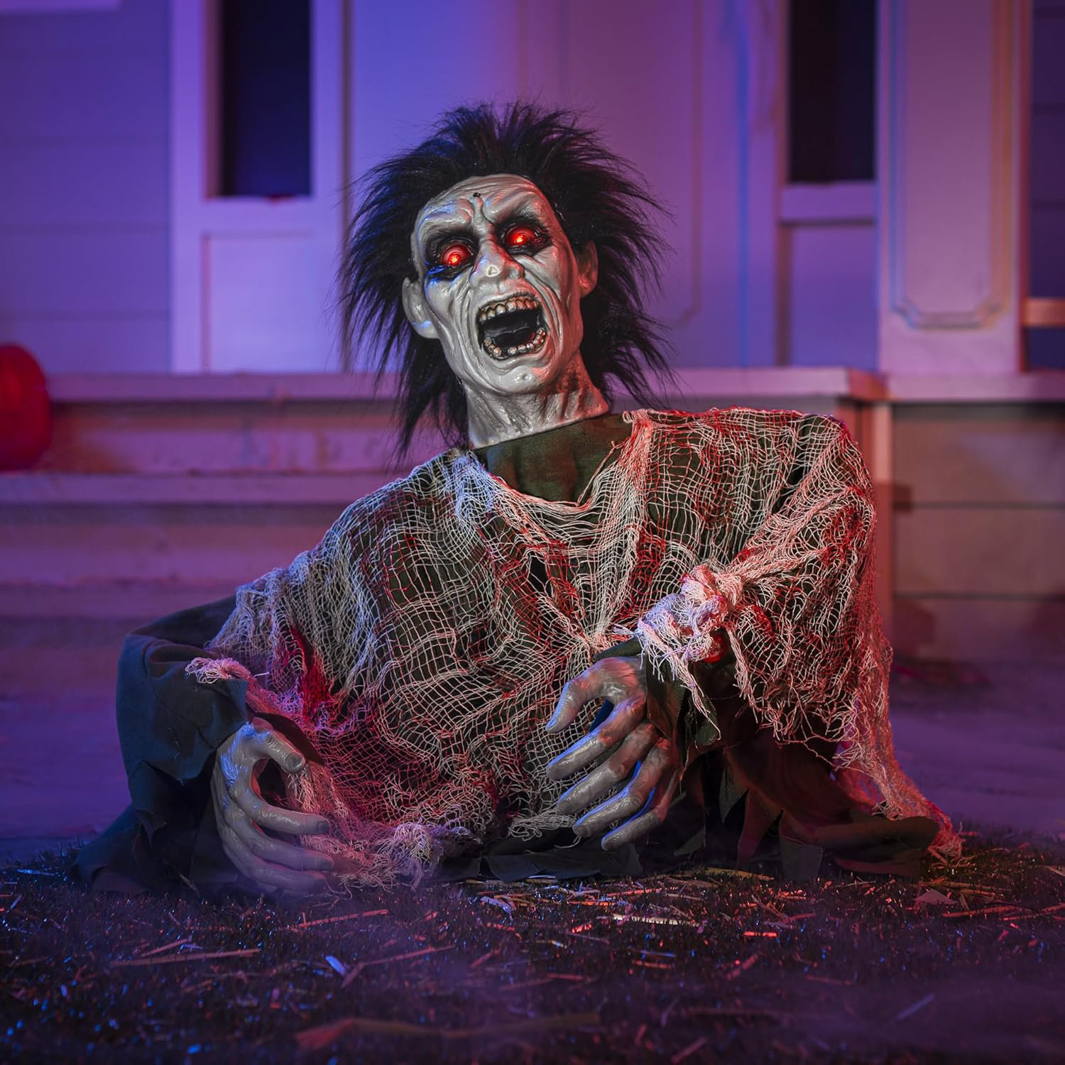 The Holiday Aisle® Halloween Outdoor Decoration Zombie Groundbreaker ...