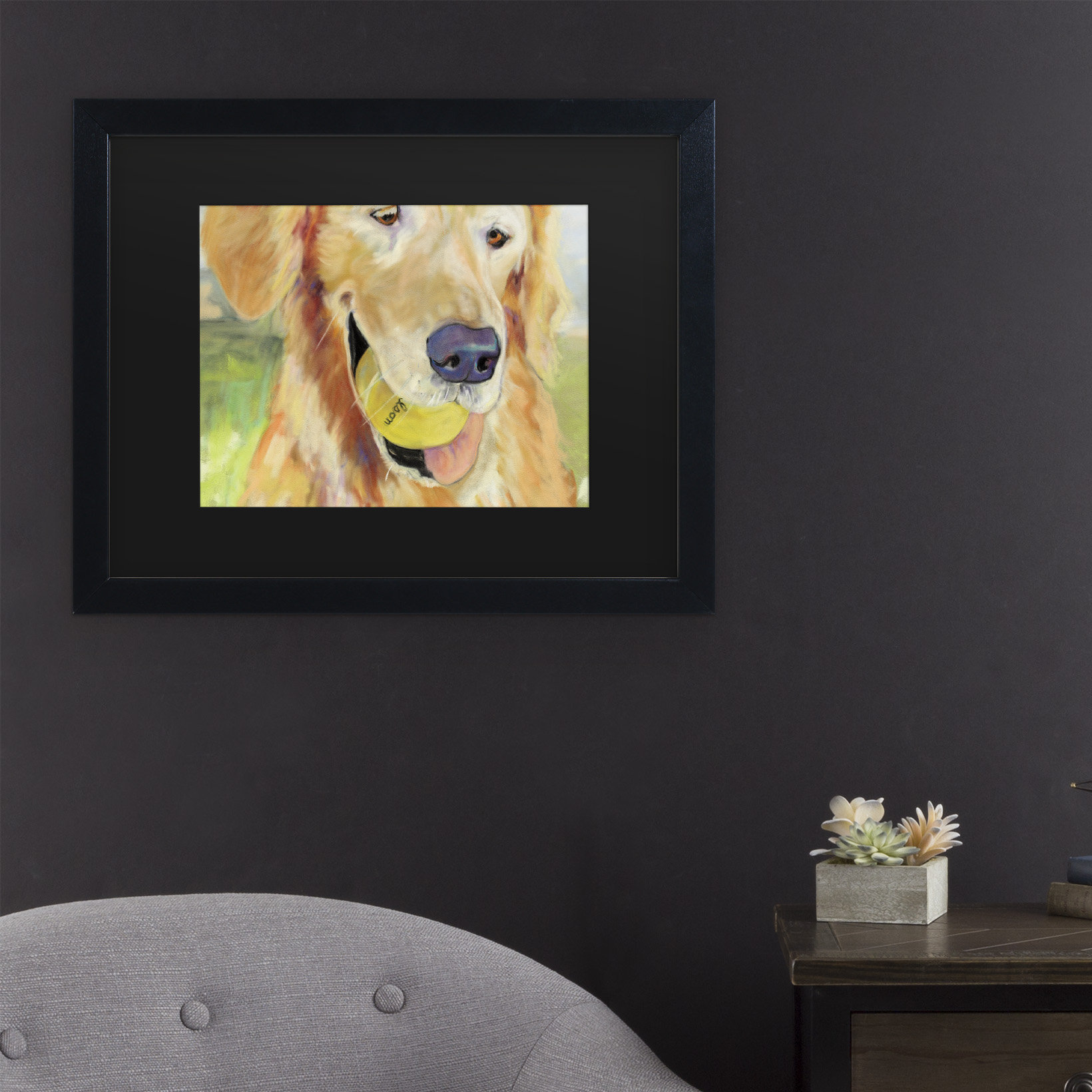 Winston Porter 'Gus' Framed Acrylic Painting Print on Canvas | Wayfair