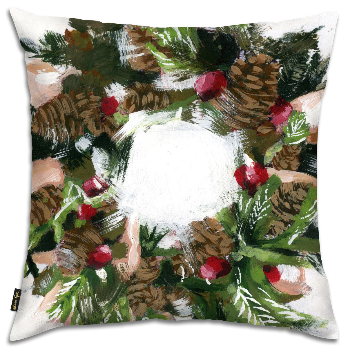 Oliver Gal Prints Smell of Pine Throw Pillow | Wayfair