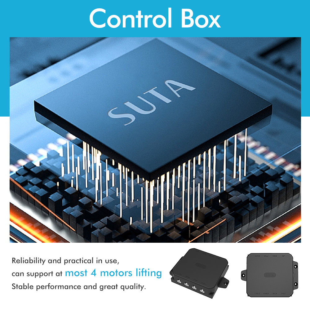 FlexiNest Anti-Snoring Ergonomic Adjustable Electric Standard Bed Frame ...