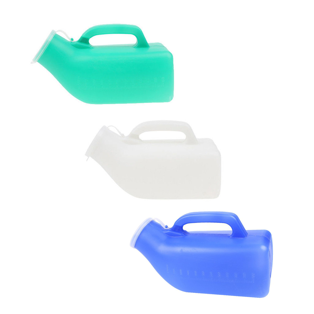 Ebern Designs 1200 ML Male Urinal with Cap Reusable Plastic Urinal Pot ...