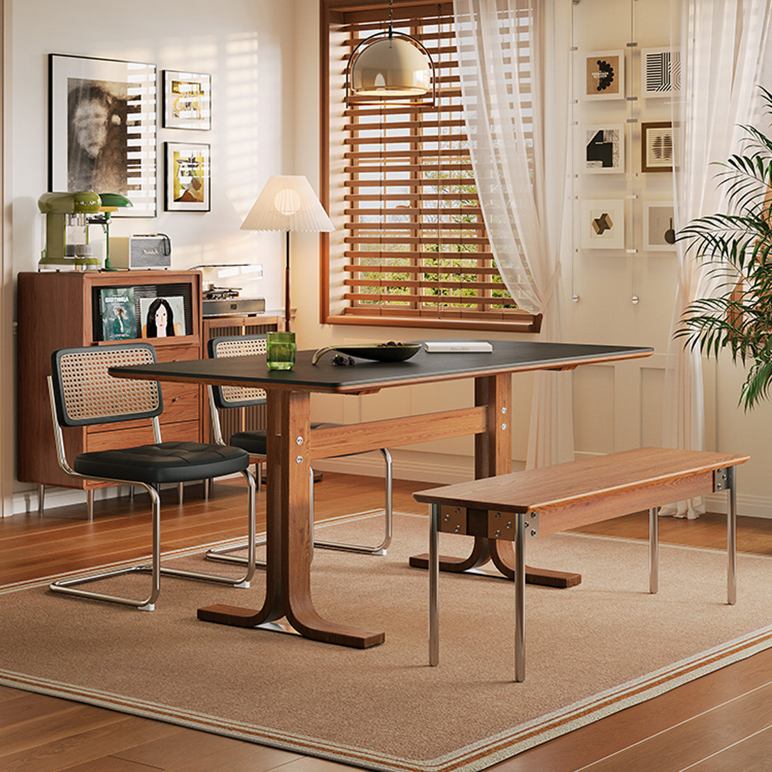 dujinlong home French retro rock dining table | Wayfair