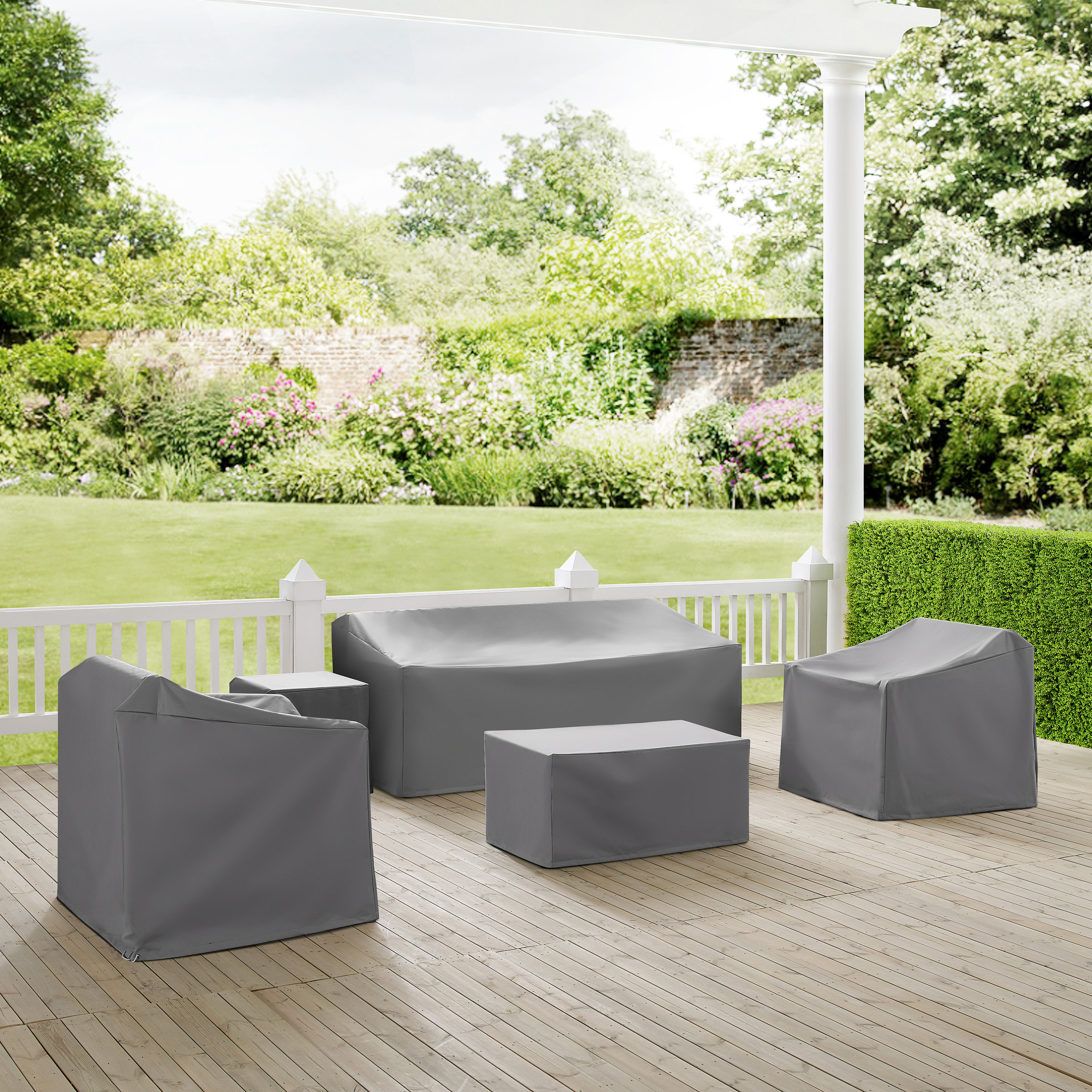 Arlmont & Co. 5 Piece Conversation Set Cover & Reviews | Wayfair