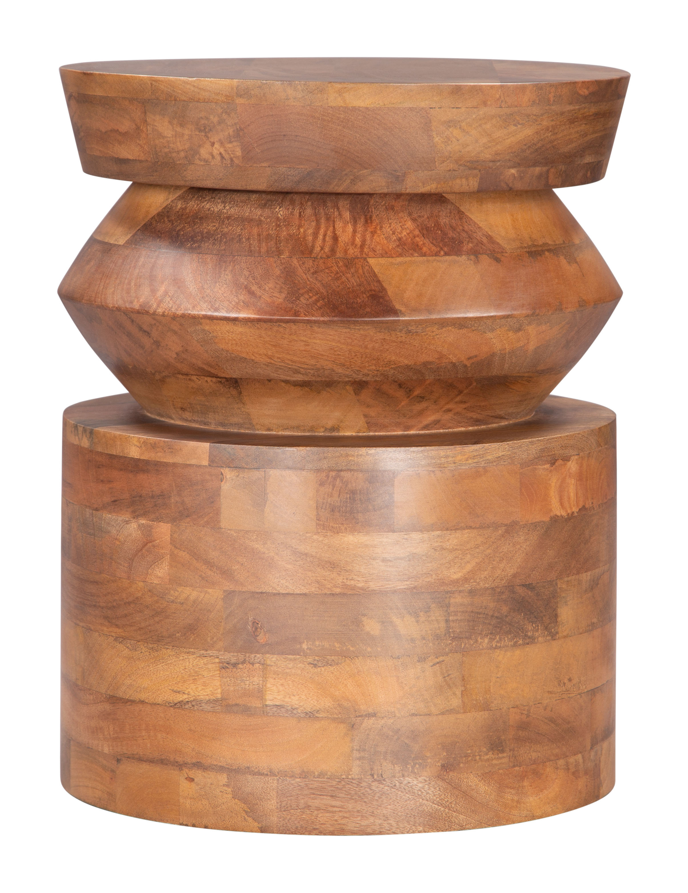 Zuo Hospitality 19.1'' tall Solid Wood Pedestal End Table | Wayfair