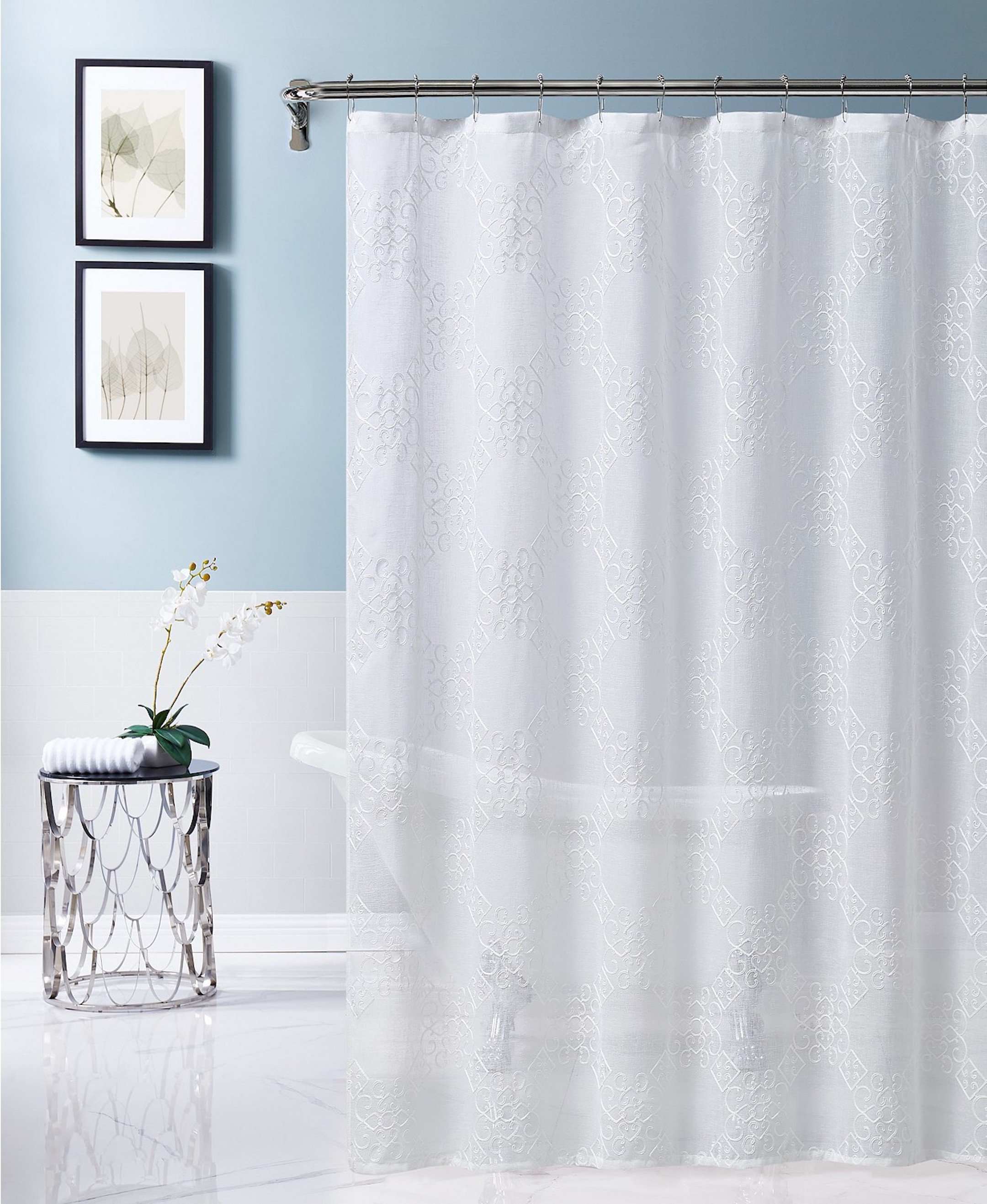 Ellen Tracy Solid Color Single Shower Curtain Wayfair