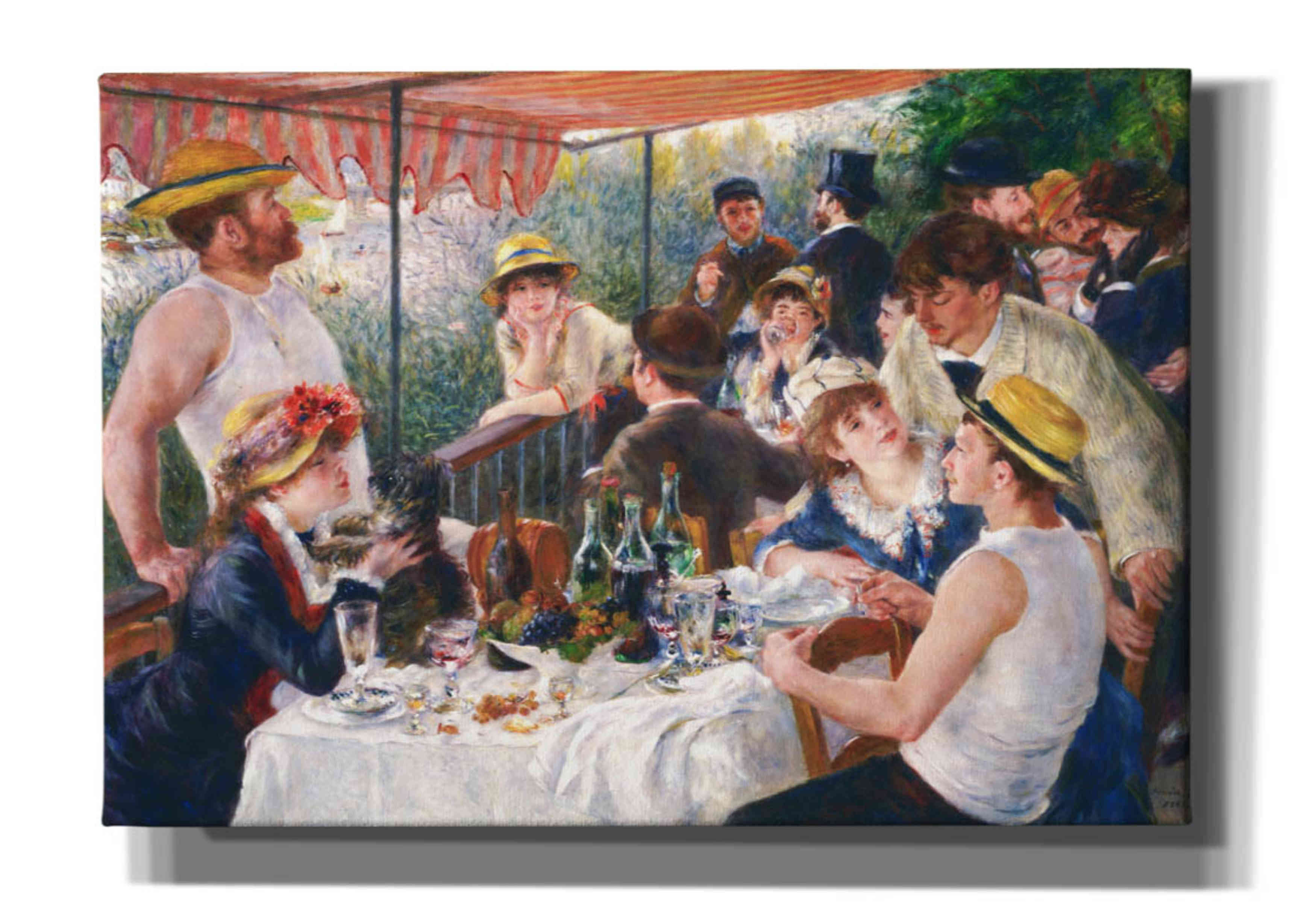 Vault W Artwork Luncheon Of The Boating Party On Canvas by Remastered ...