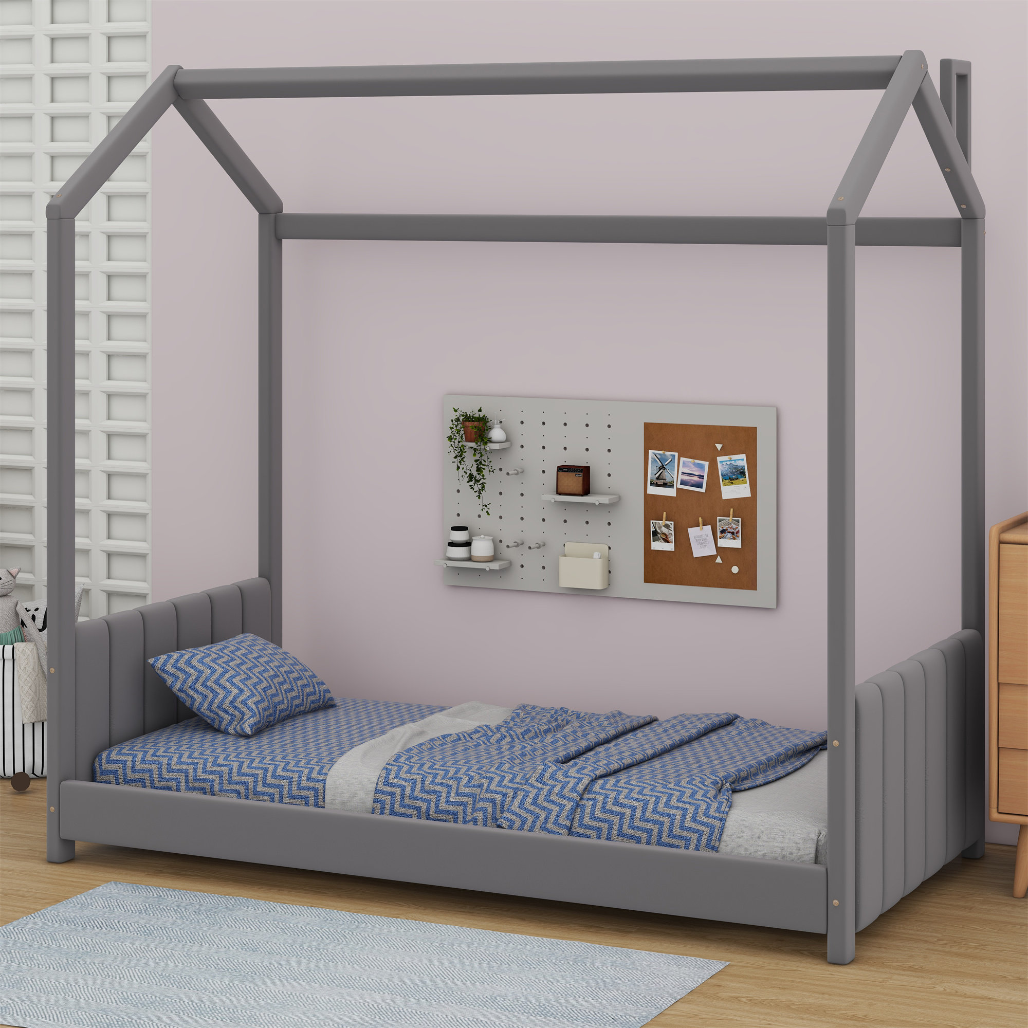 Isabelle & Max™ Alyk Upholstered Panel Bed | Wayfair