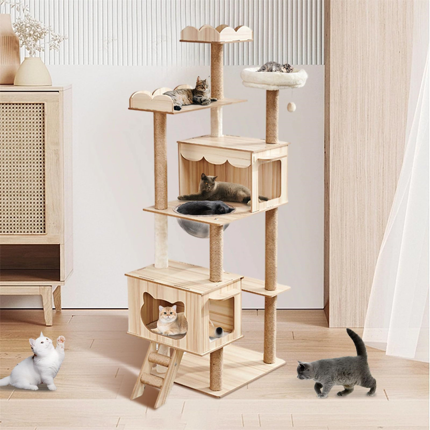HIK 70'' H Cat Tree | Wayfair