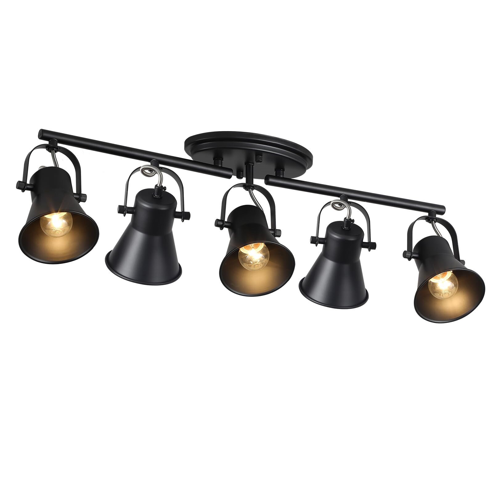 OLHAV 5-Light Track Lighting Kit,Kitchen Track Lighting Fixtures ...