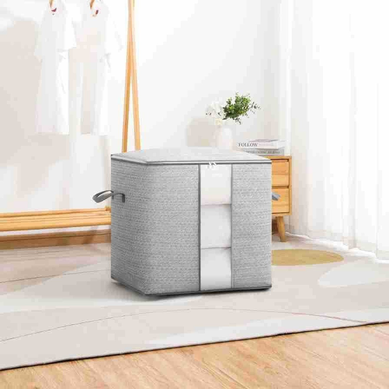 Latitude Run® Zippered Clothing Storage Bag With Transparent Window ...