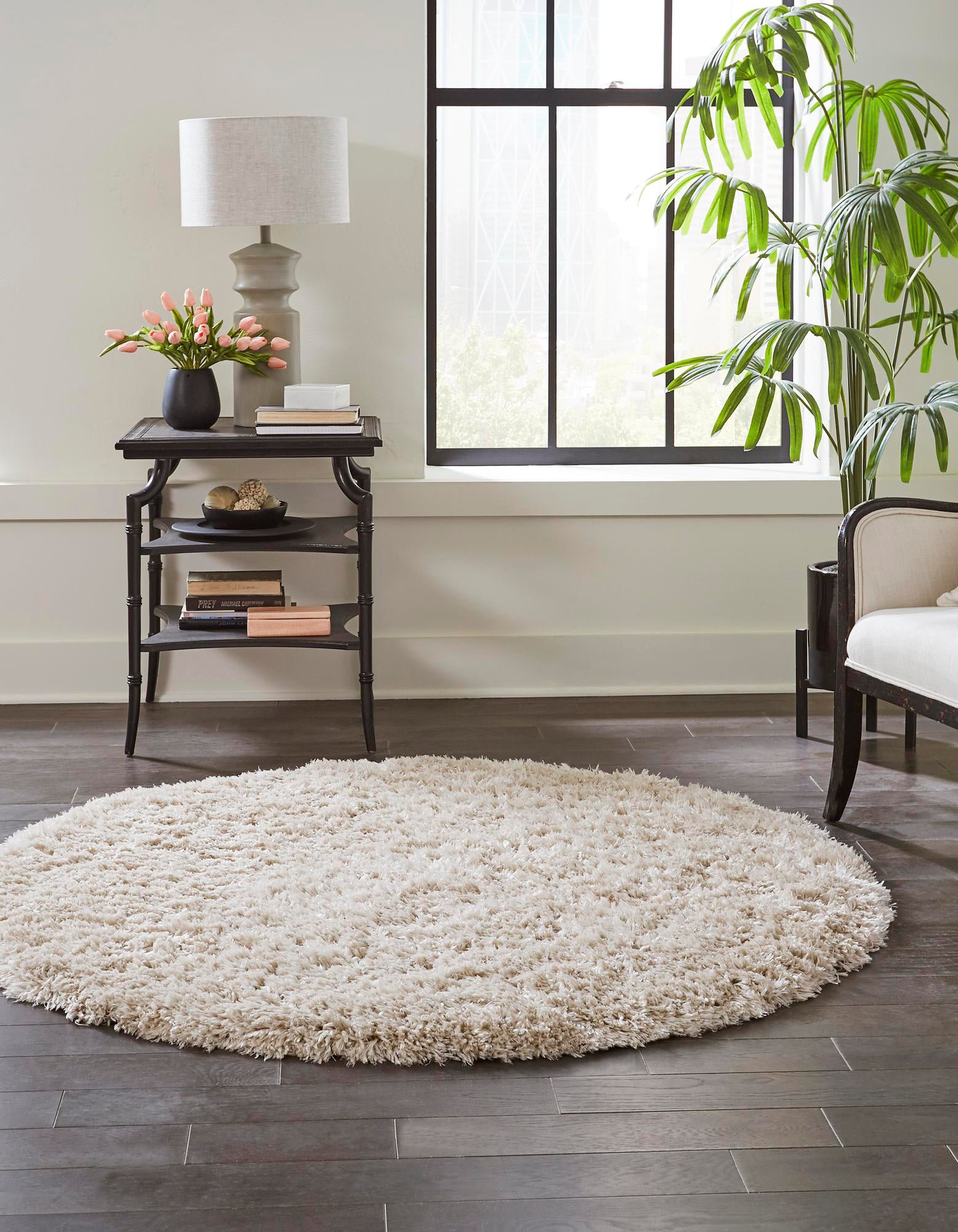 Latitude Run® Solid/Striped Wrebrido Area Rug Platin Colour - Wayfair ...