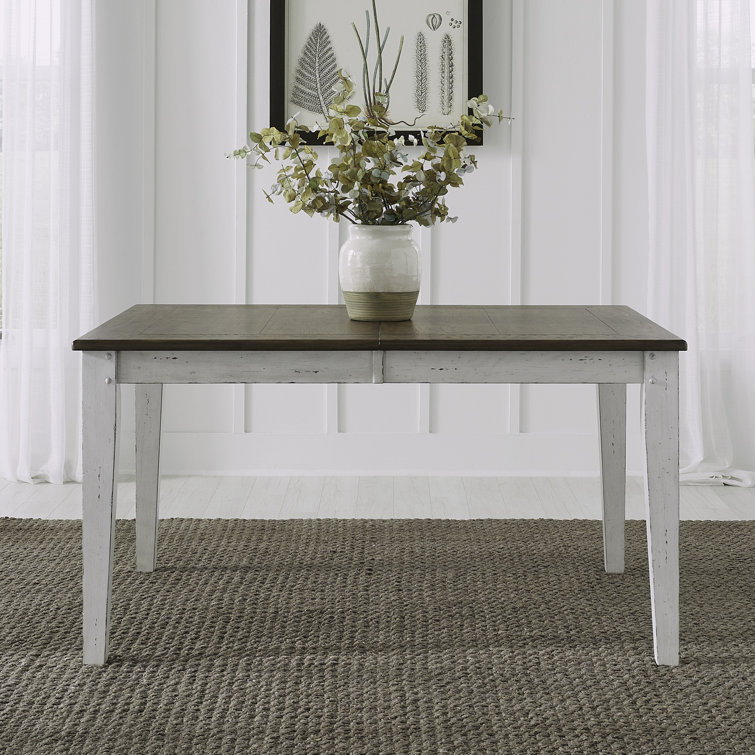 Rosalind Wheeler Catriel Rectangular Leg Dining Table | Wayfair