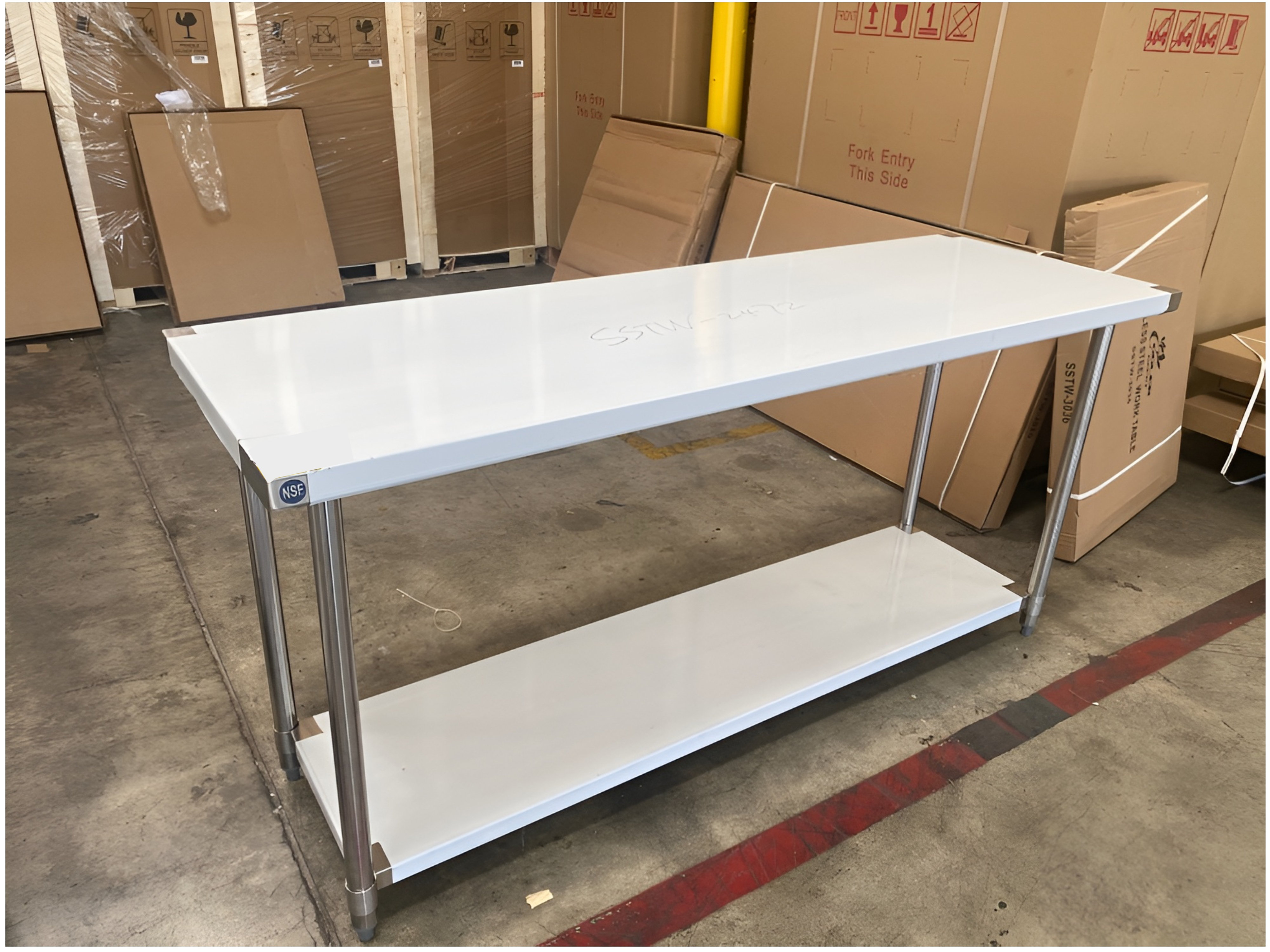 Elite Kitchen Supply 72'' L x 24'' W x 34'' H Work Tables | Wayfair