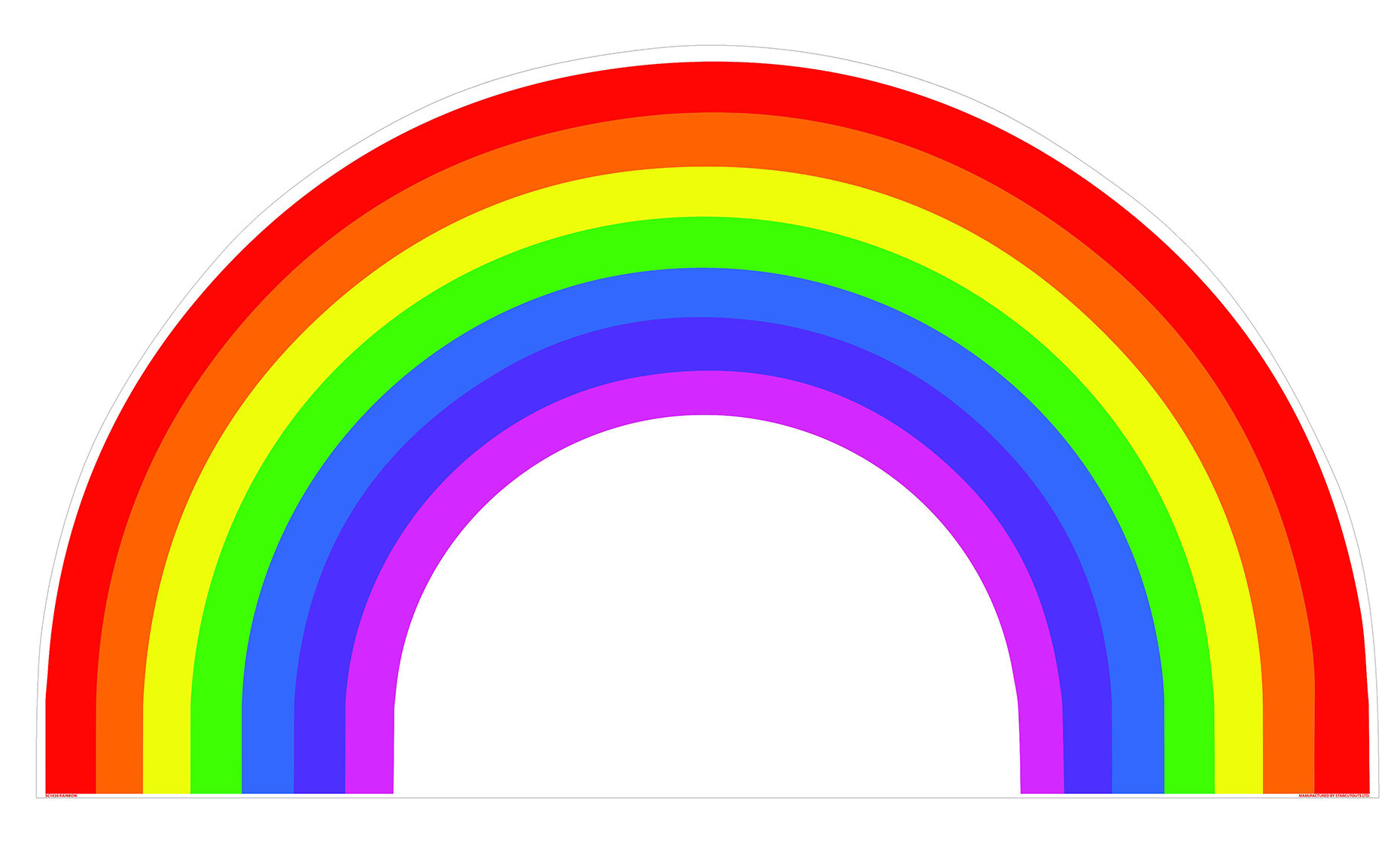Star Cutouts Rainbow Cardboard Standup | Wayfair