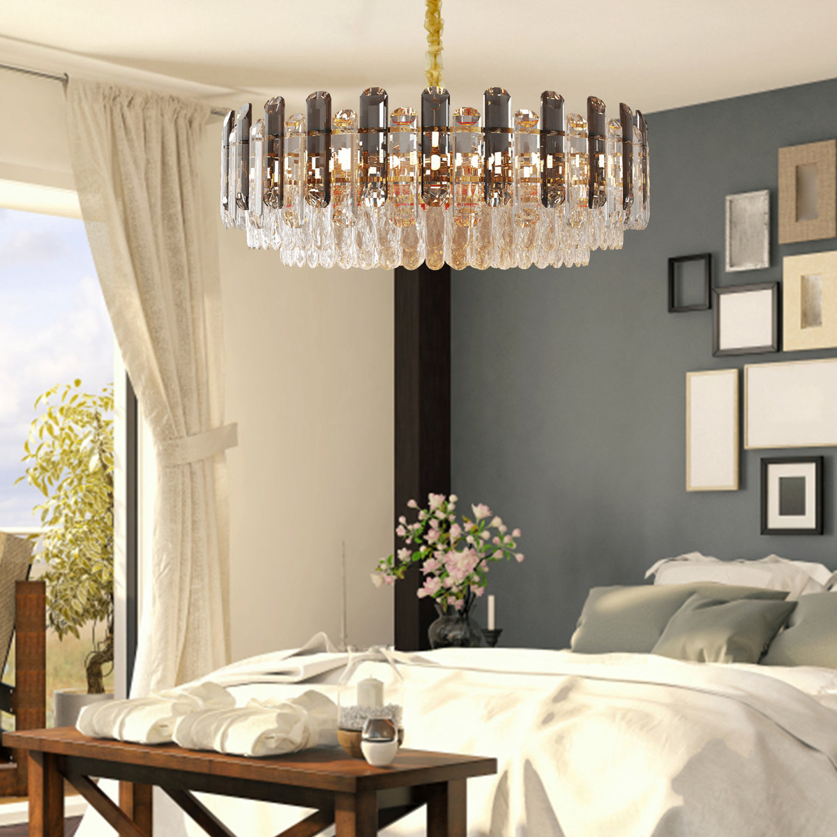 Fairmont Park Boody 10-Light Crystal Chandelier & Reviews | Wayfair.co.uk