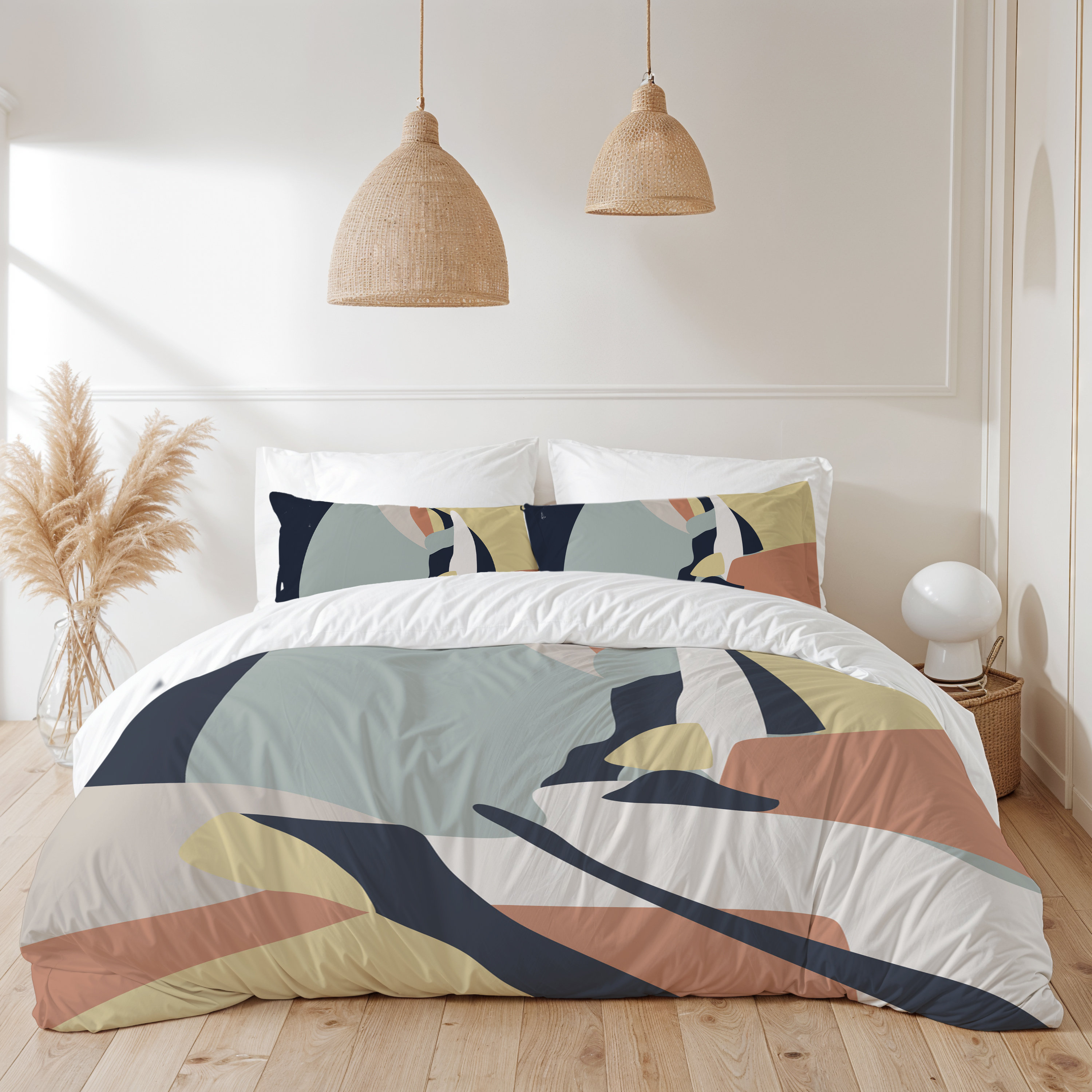 Folk N Funky Modern Abstract Comforter Set | Wayfair