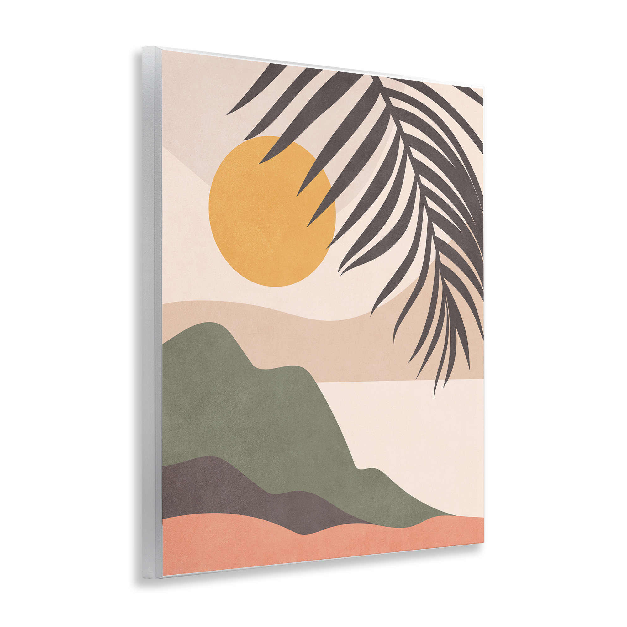 Dakota Fields Tropical Boho Scene Wall Plaque Art by Nataly White | Wayfair