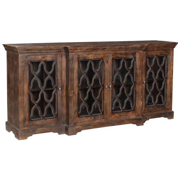 Gracie Oaks 84'' Solid Wood Sideboard | Wayfair
