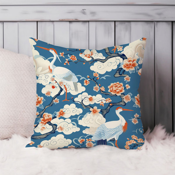 Ethan Taylor World and Countries Asian Style Birds Pattern | Wayfair