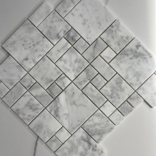 Marble Online 12" x 12" Marble Versailles Marble Mosaic Wall & Floor ...